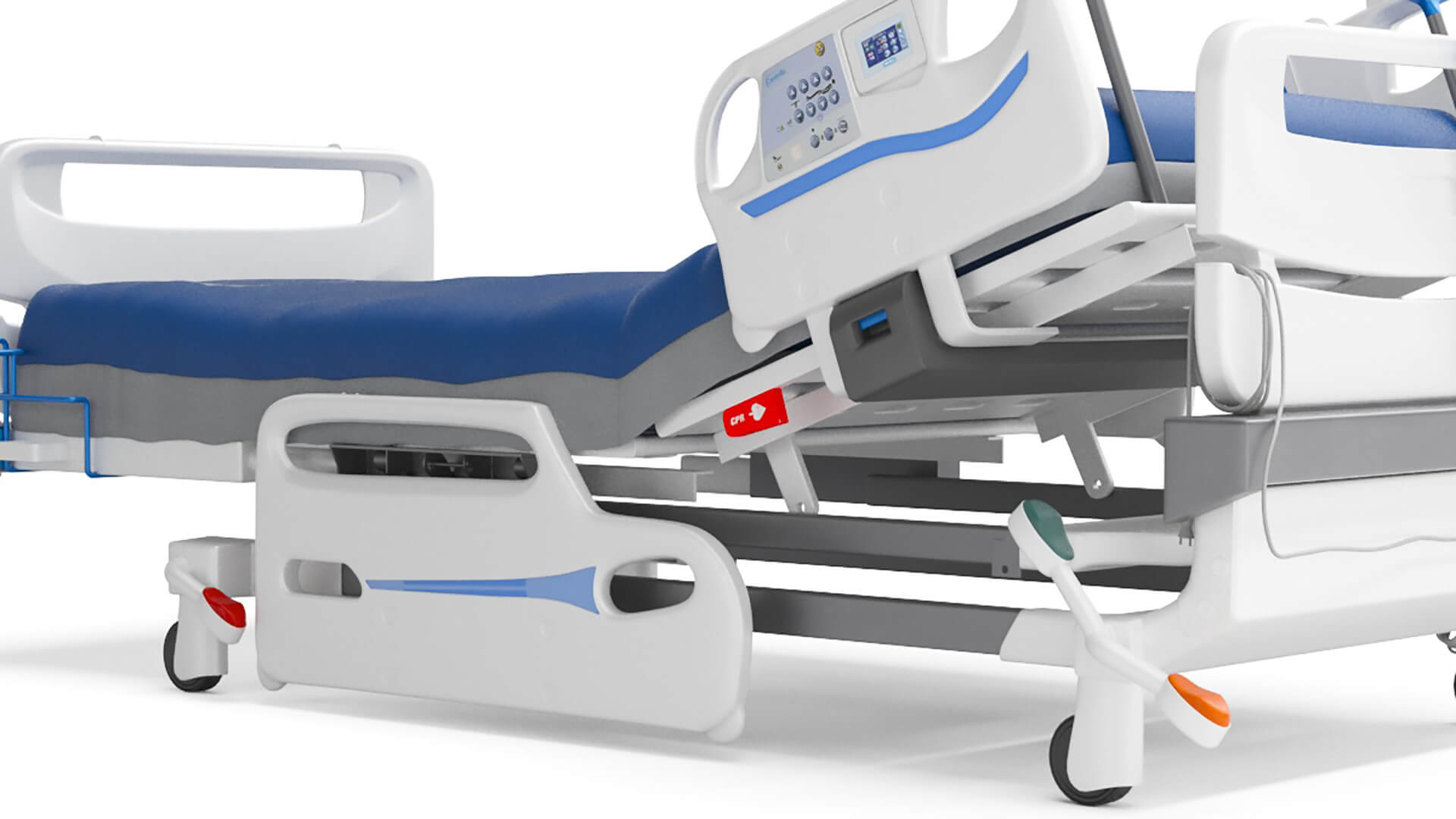 Smart Hospital Bed - 3D Model by 3dxin