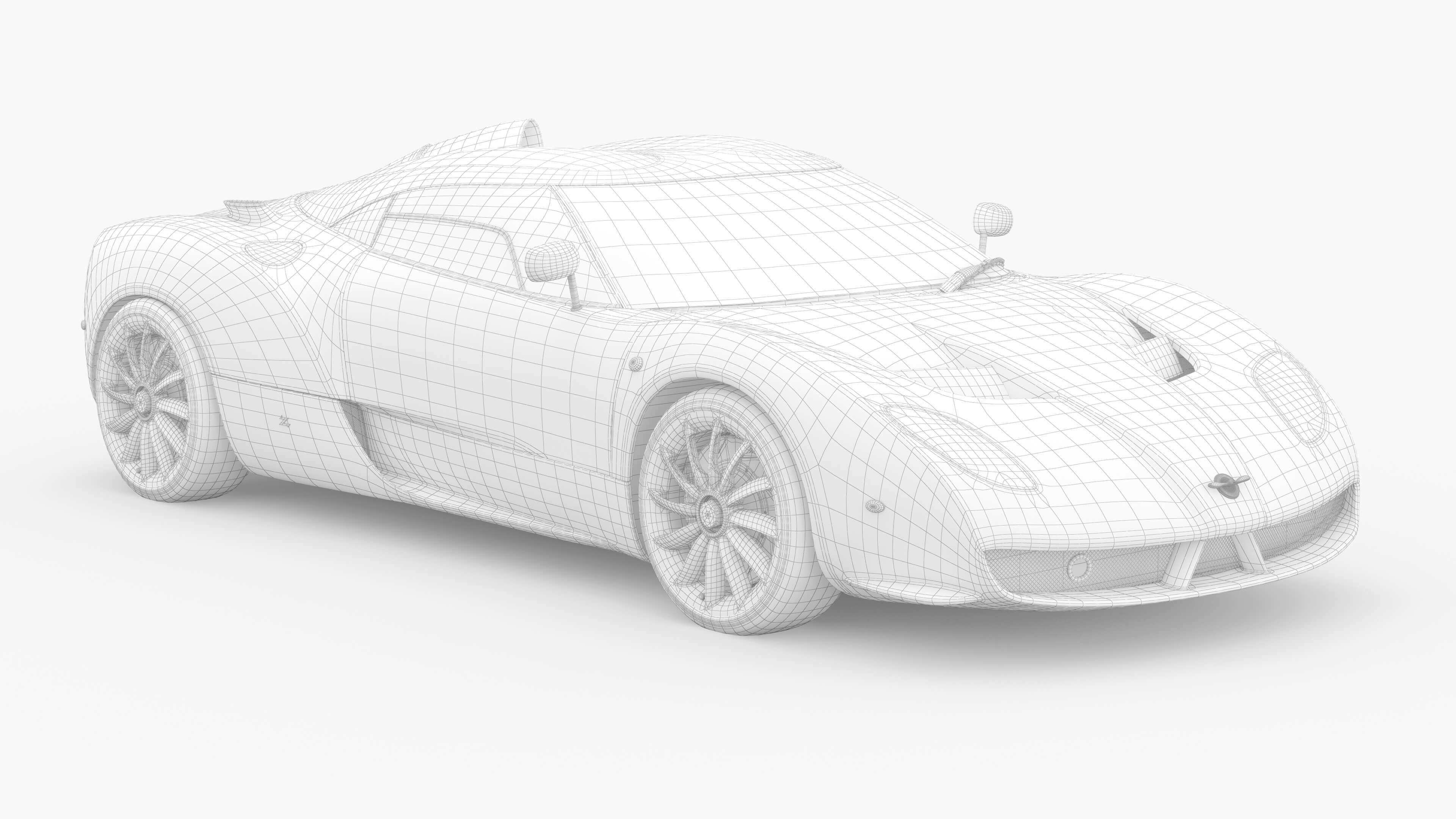 Spyker C12 Zagato - 3D Model by 3dxin
