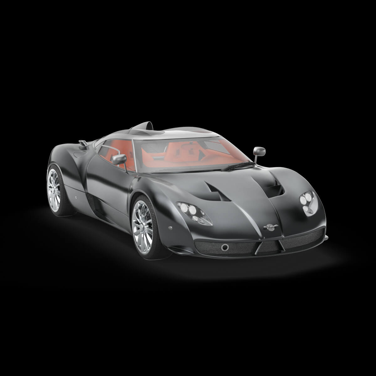 Spyker C12 Zagato - 3D Model by 3dxin