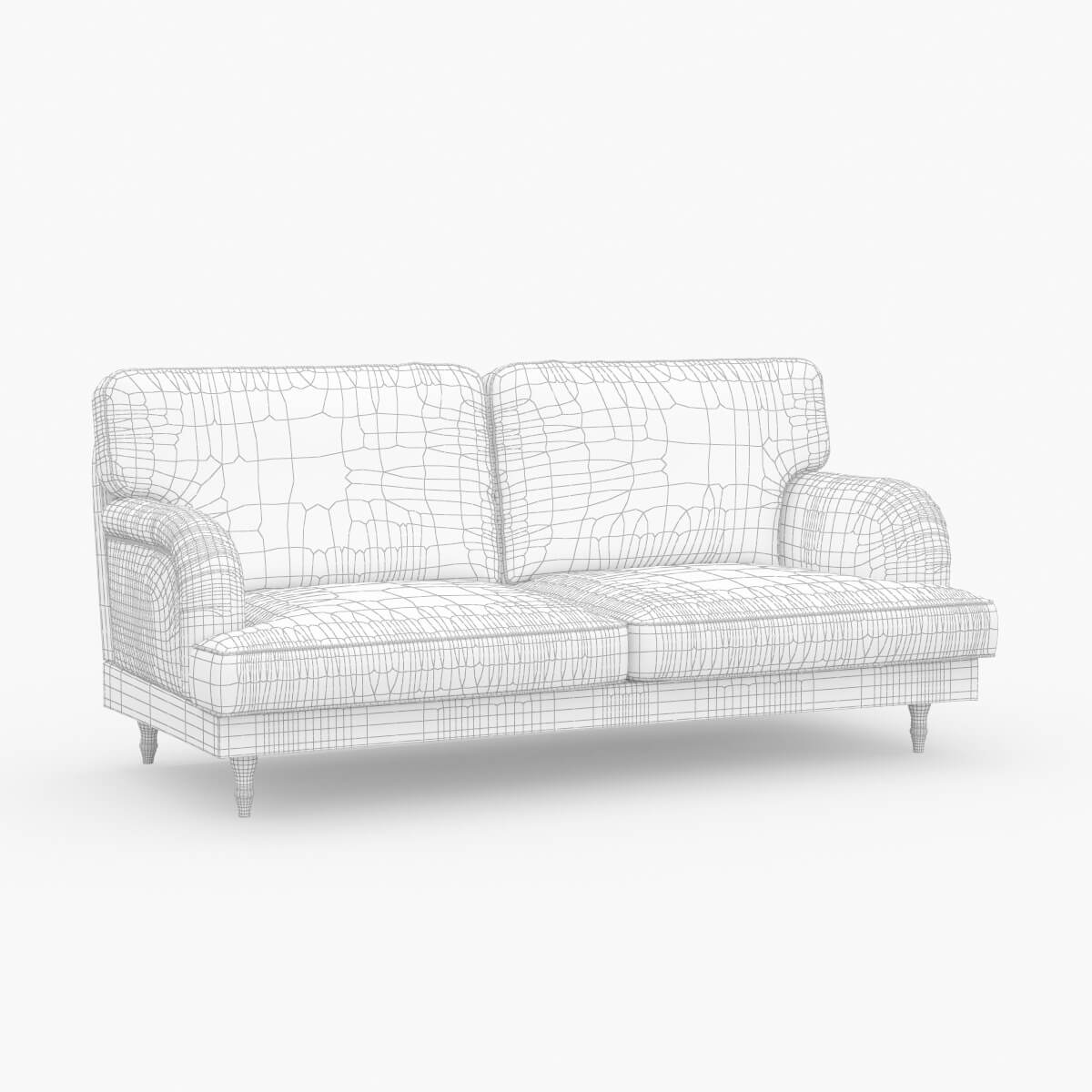 Stocksund 3-Seat Sofa 3D Model by 3dxin