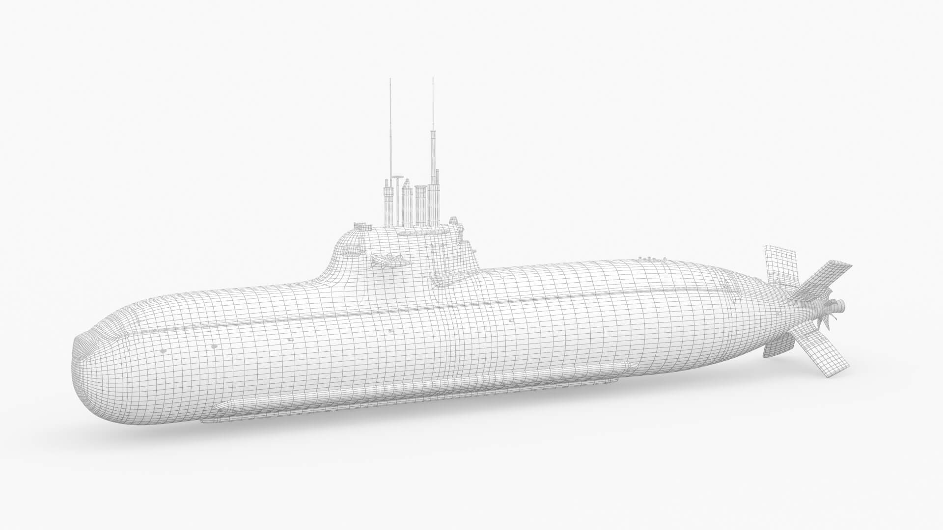 Submarine Hdw Class 212A Dry - 3D Model by 3dxin
