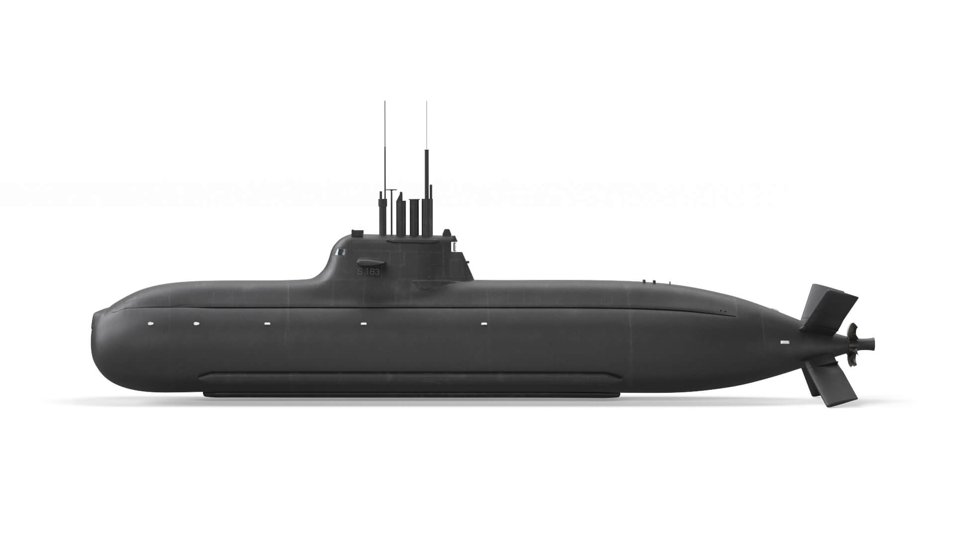 Submarine Hdw Class 212A Dry - 3D Model by 3dxin