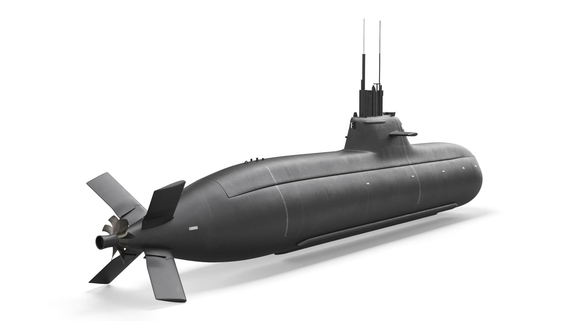 Submarine Hdw Class 212A Dry - 3D Model by 3dxin