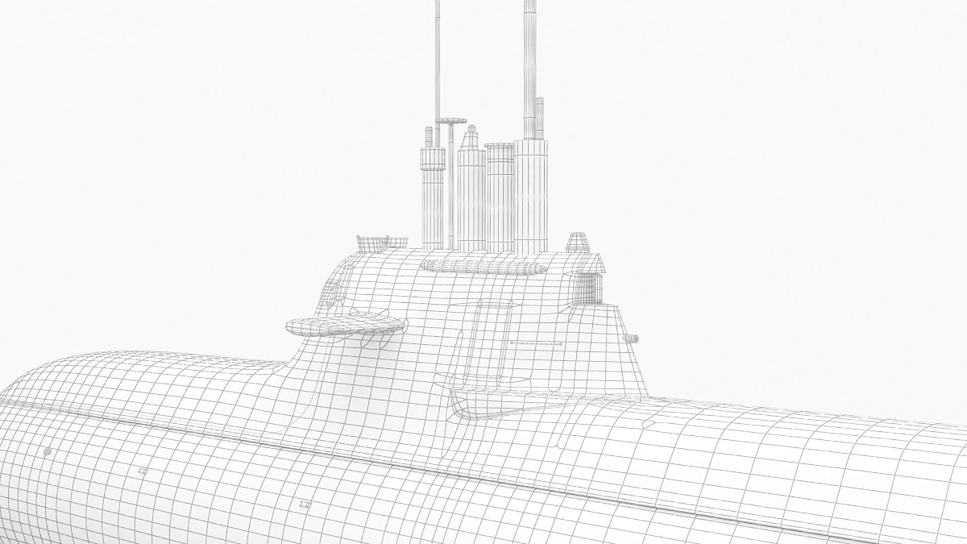 Submarine Hdw Class 212A Dry - 3D Model by 3dxin