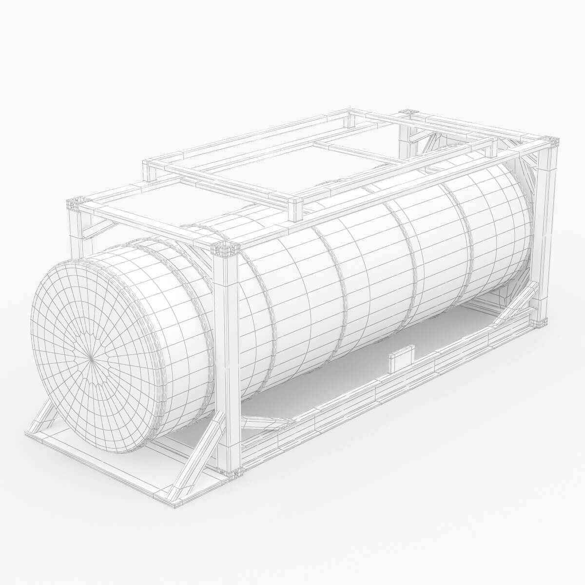 Tank Container 01 - 3D Model by 3dxin