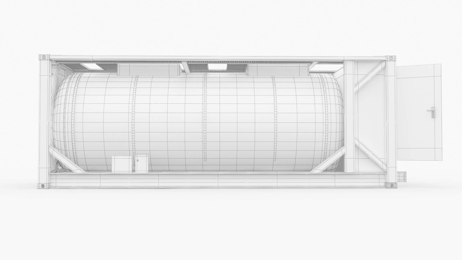 Tank Container 02 - 3D Model by 3dxin