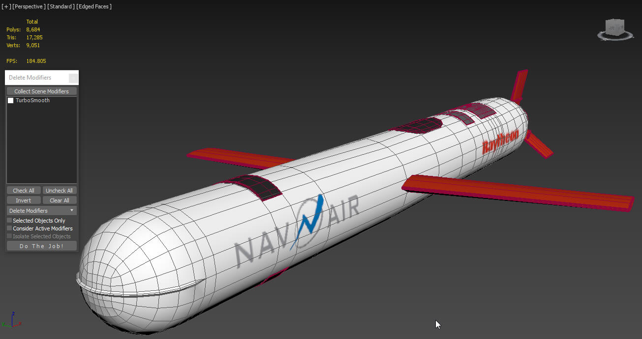 Tomahawk Land Attack Cruise Missile - 3D Model by 3dxin