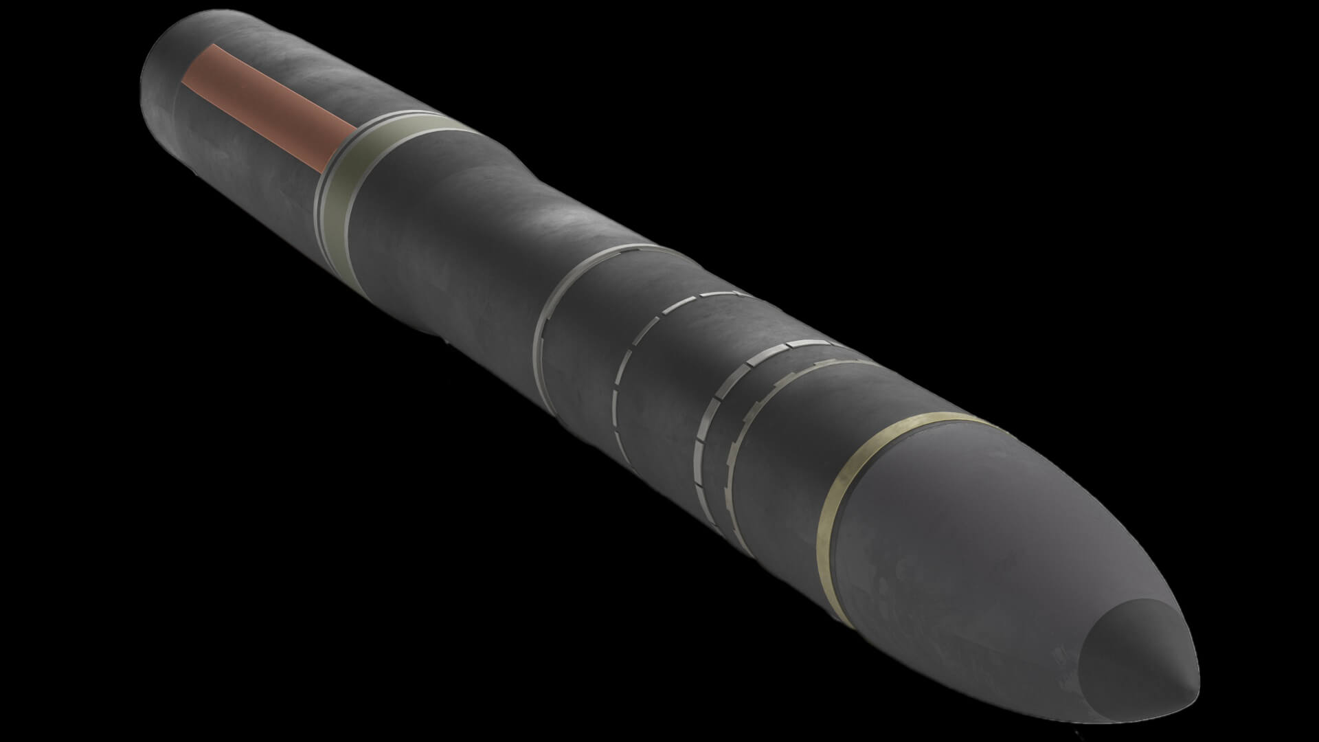 Topol-M (SS-27) Icbm Ballistic Missile 3D Model by 3dxin