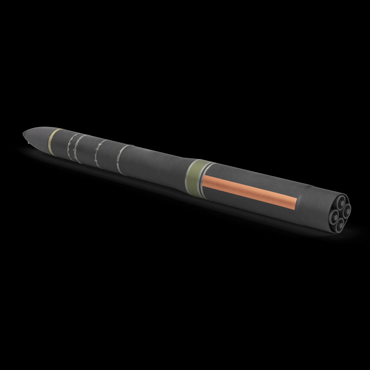 Topol-M (SS-27) Icbm Ballistic Missile 3D Model by 3dxin