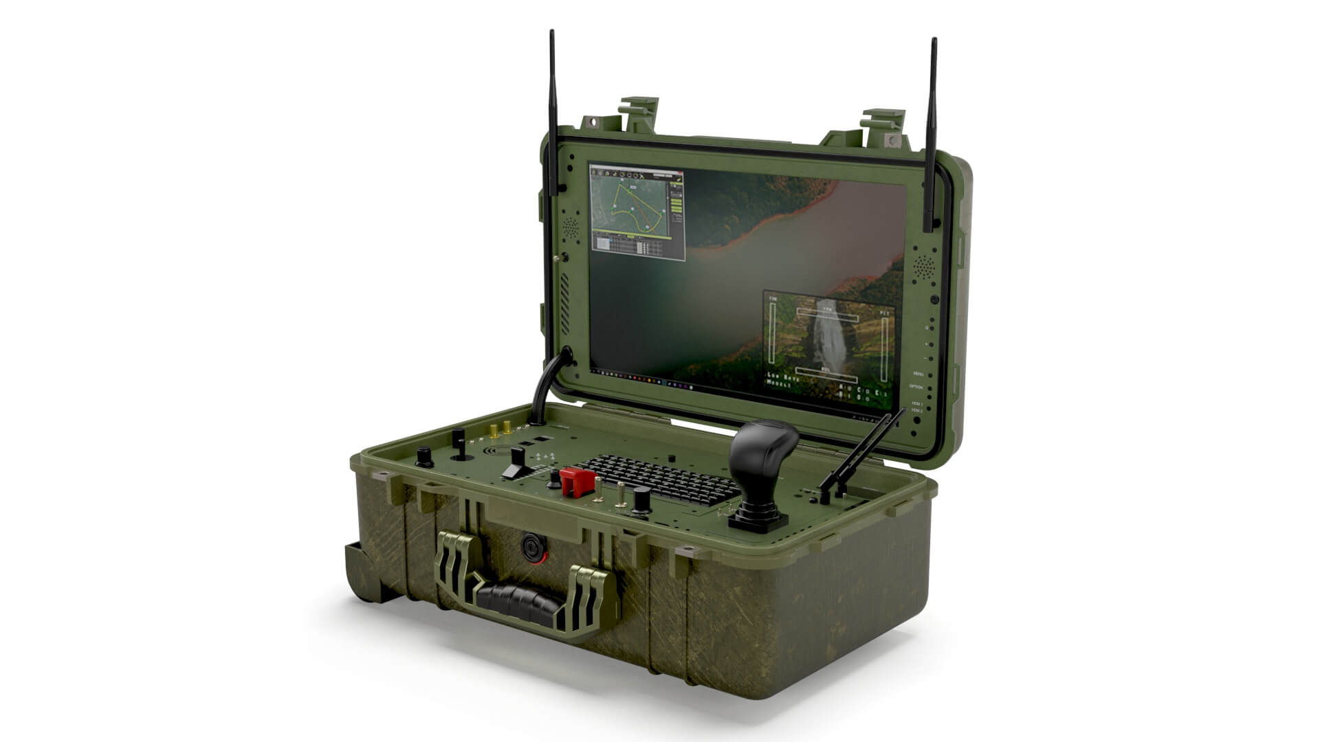 UAV Ground Control Station Desert Rotor - 3D Model by 3dxin