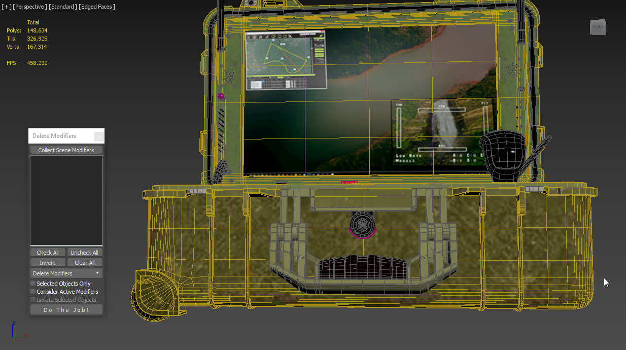 UAV Ground Control Station Desert Rotor - 3D Model by 3dxin