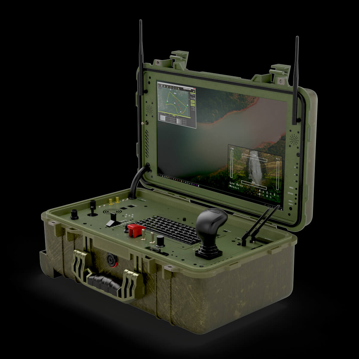 UAV Ground Control Station Desert Rotor - 3D Model by 3dxin