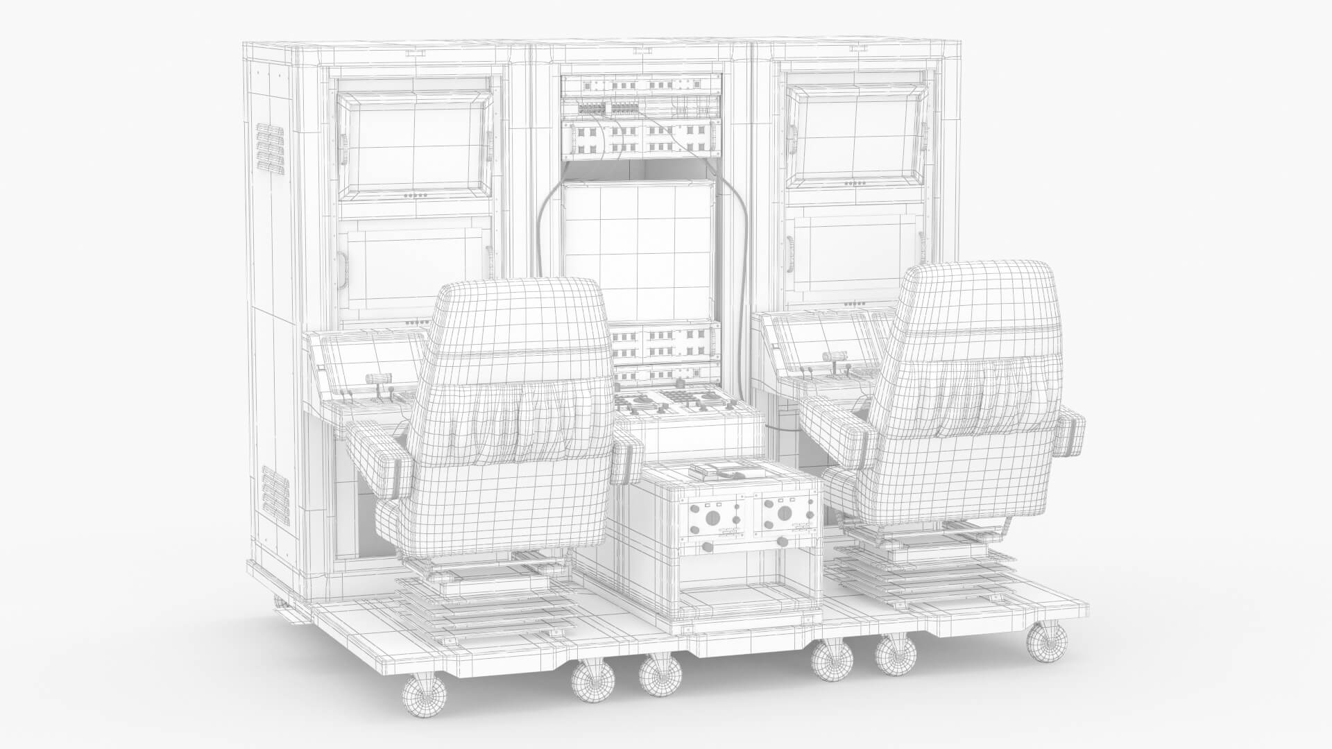 UAV Ground Control Station - 3D Model by 3dxin