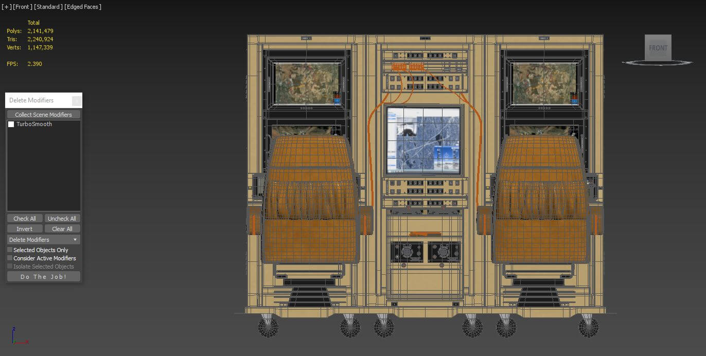 UAV Ground Control Station - 3D Model by 3dxin