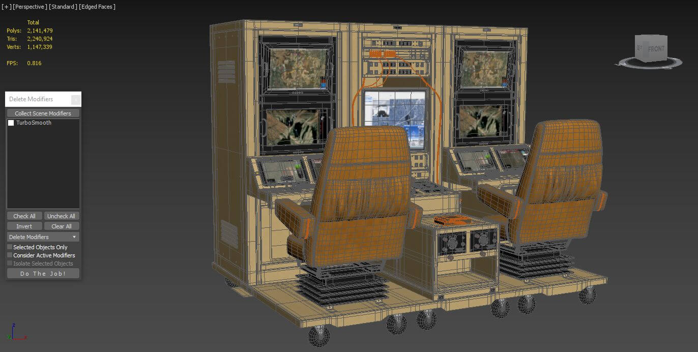 UAV Ground Control Station - 3D Model by 3dxin