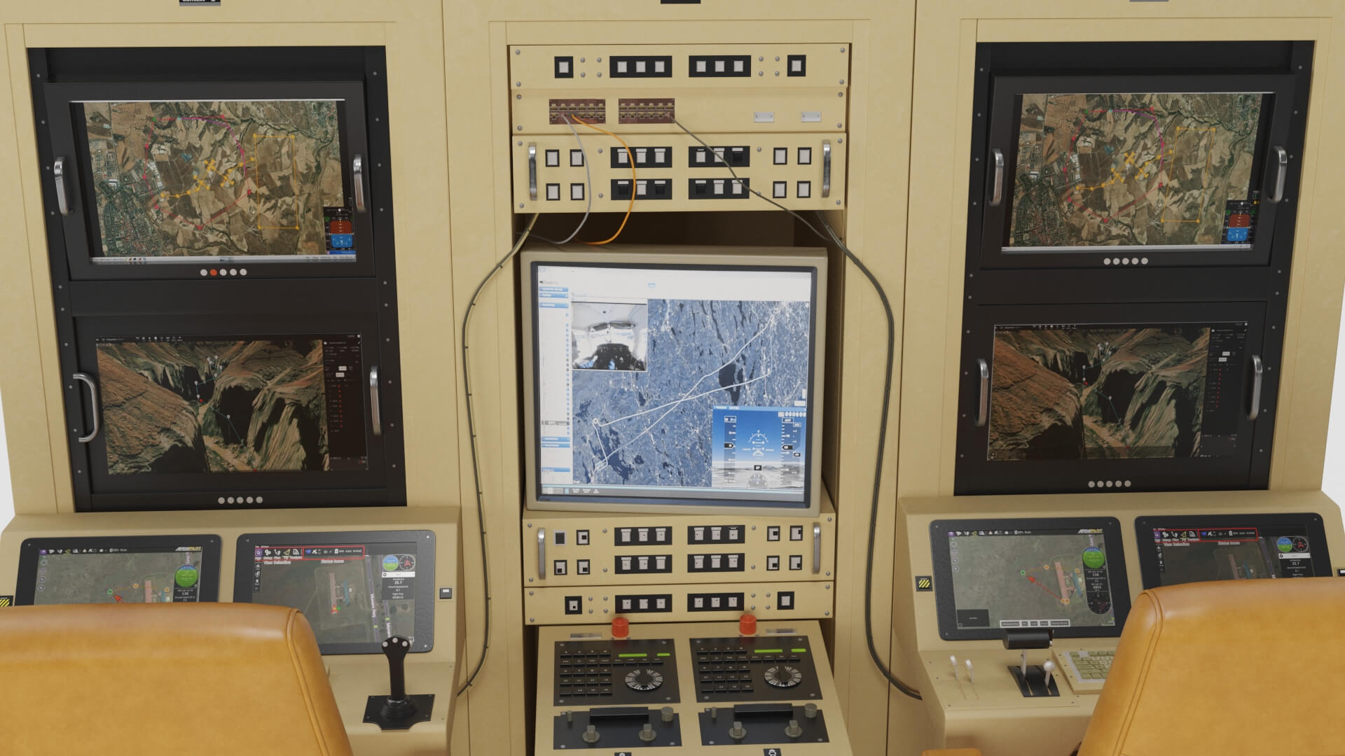 UAV Ground Control Station - 3D Model by 3dxin