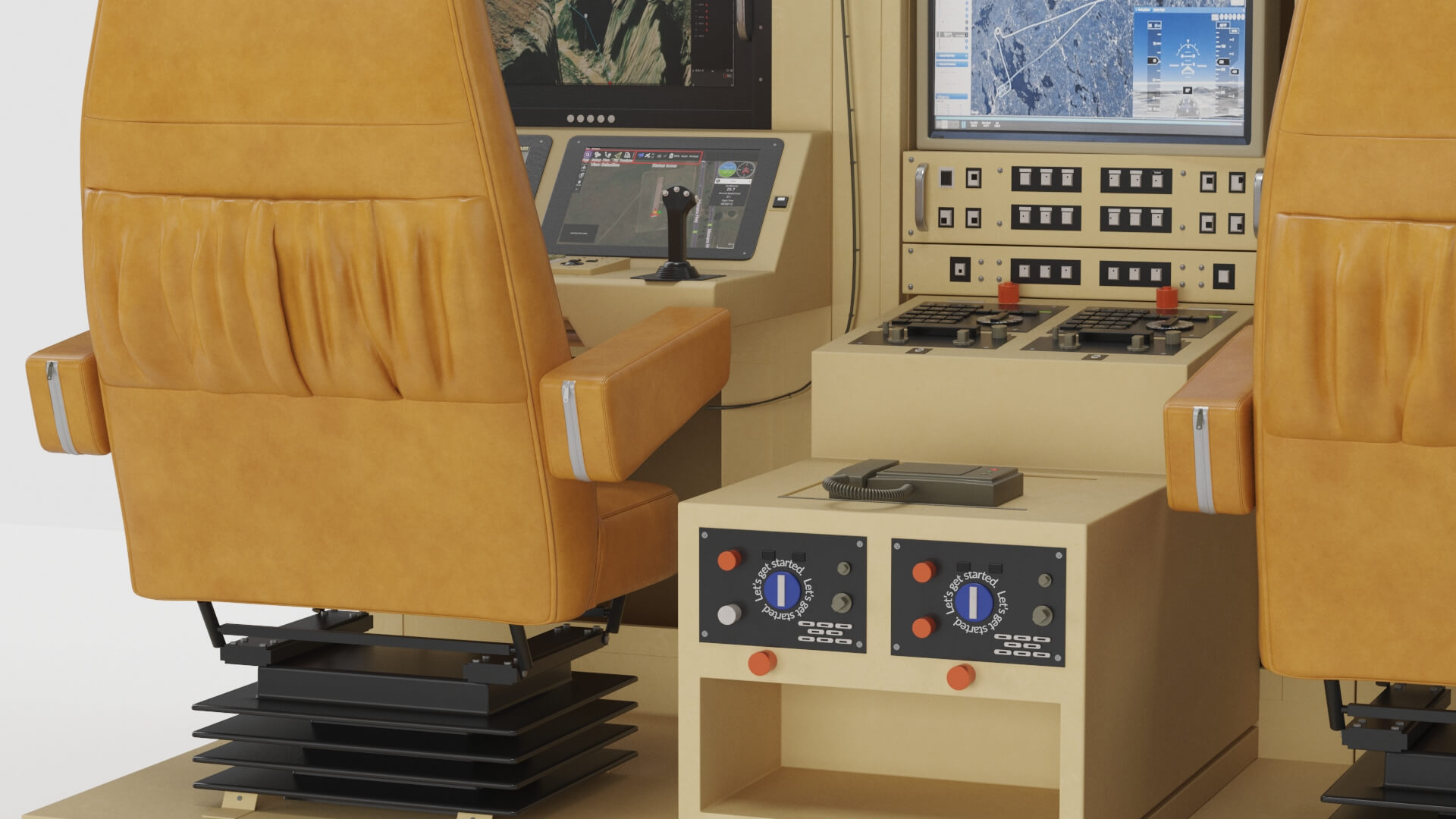 UAV Ground Control Station - 3D Model by 3dxin