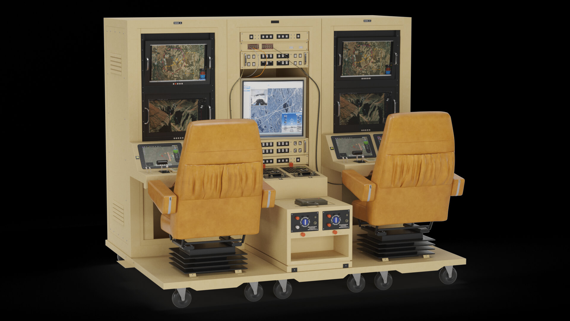 UAV Ground Control Station - 3D Model by 3dxin