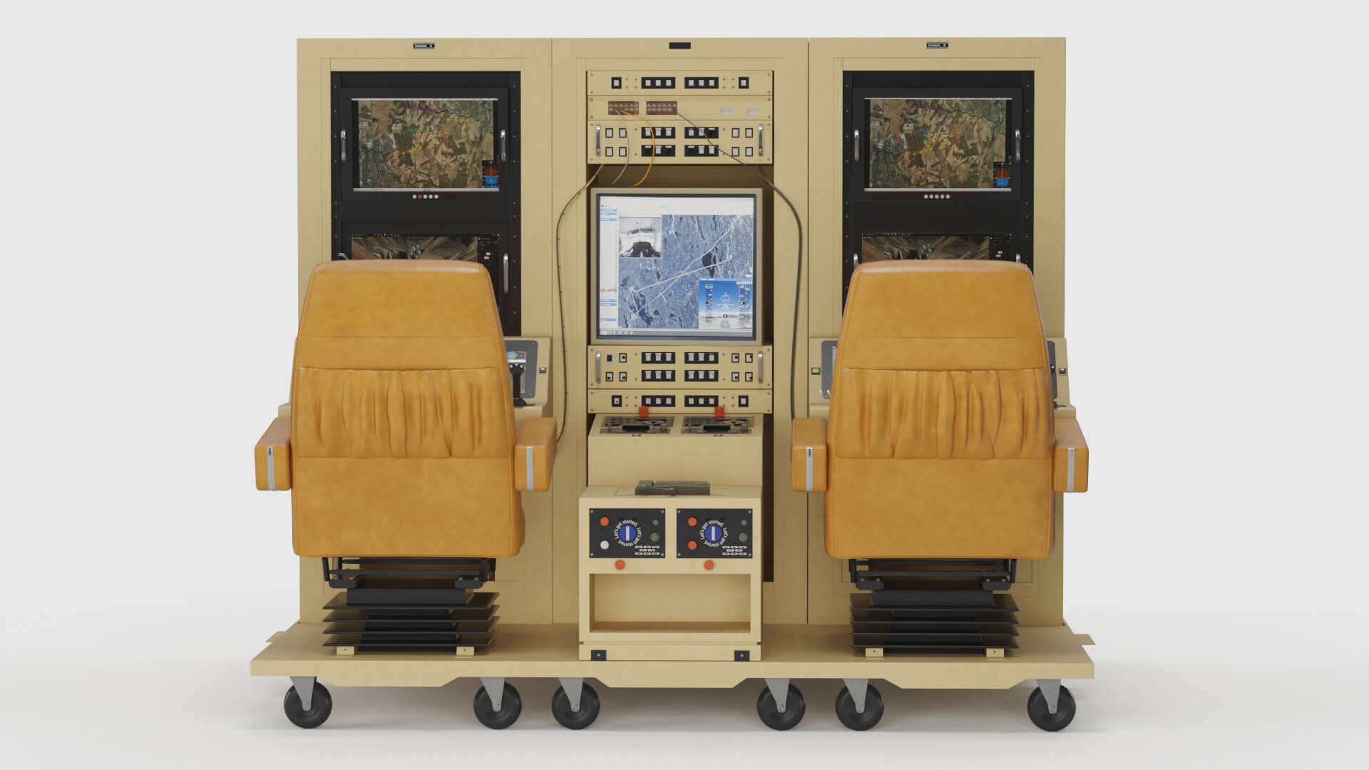 UAV Ground Control Station - 3D Model by 3dxin