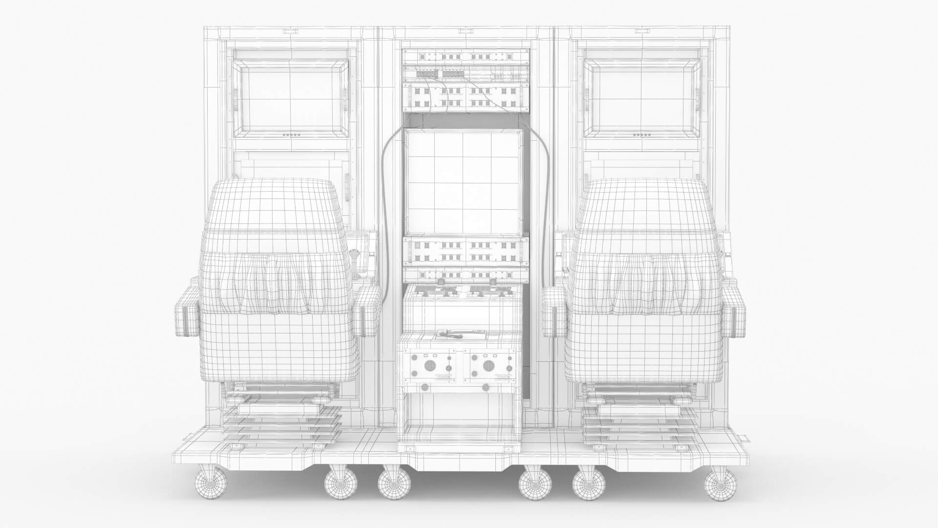 UAV Ground Control Station - 3D Model by 3dxin