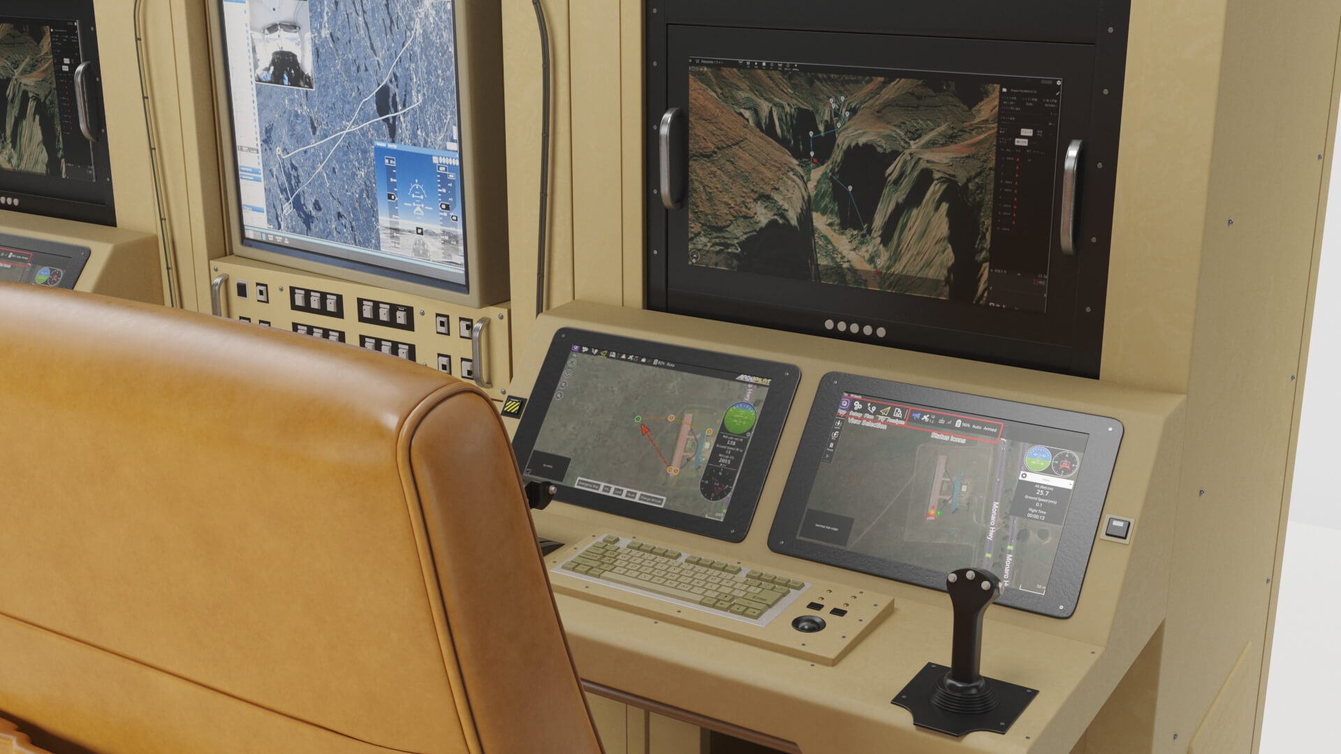 UAV Ground Control Station - 3D Model by 3dxin