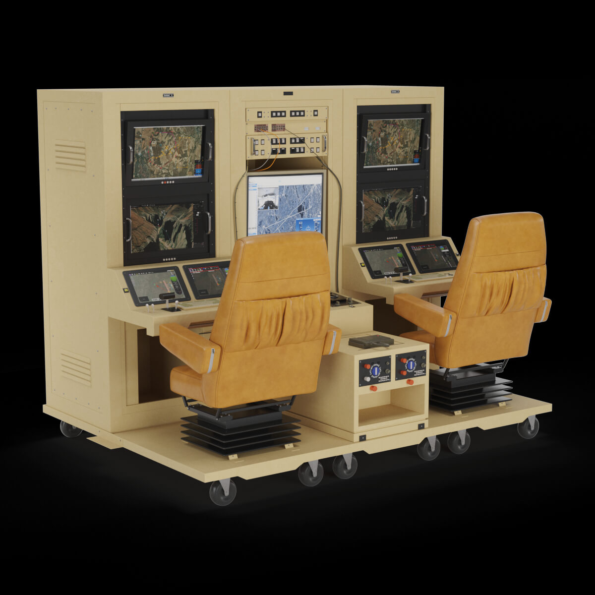 UAV Ground Control Station - 3D Model by 3dxin