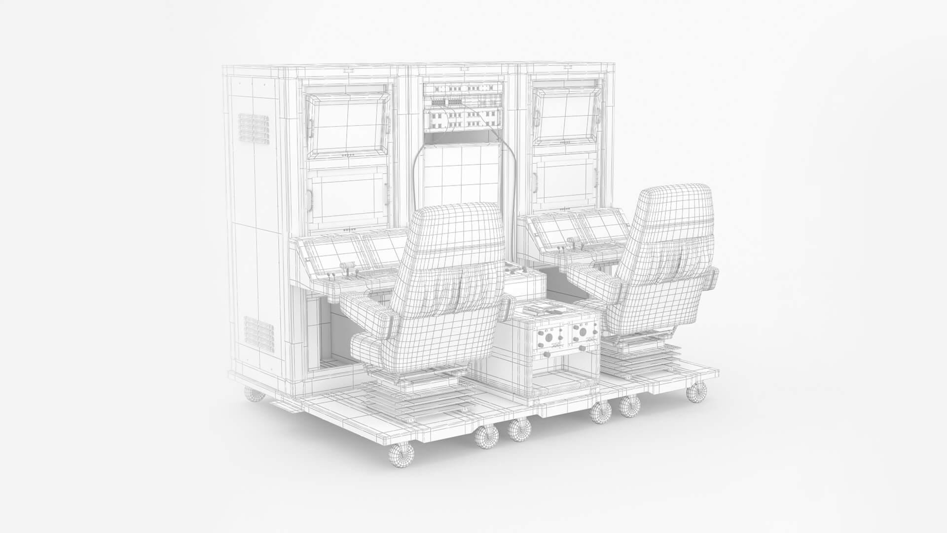 UAV Ground Control Station - 3D Model by 3dxin