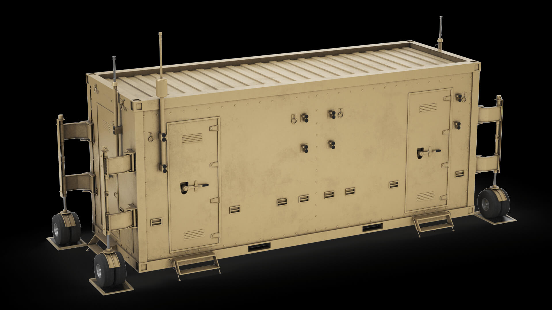 UAV Ground Control Station - 3D Model by 3dxin