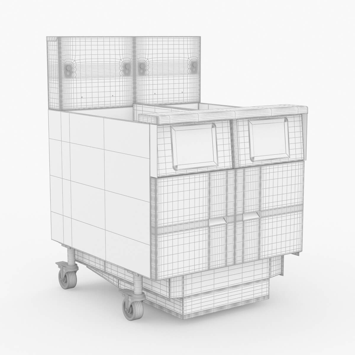 Ultrafryer UG14 Commercial Fryer - 3D Model by 3dxin