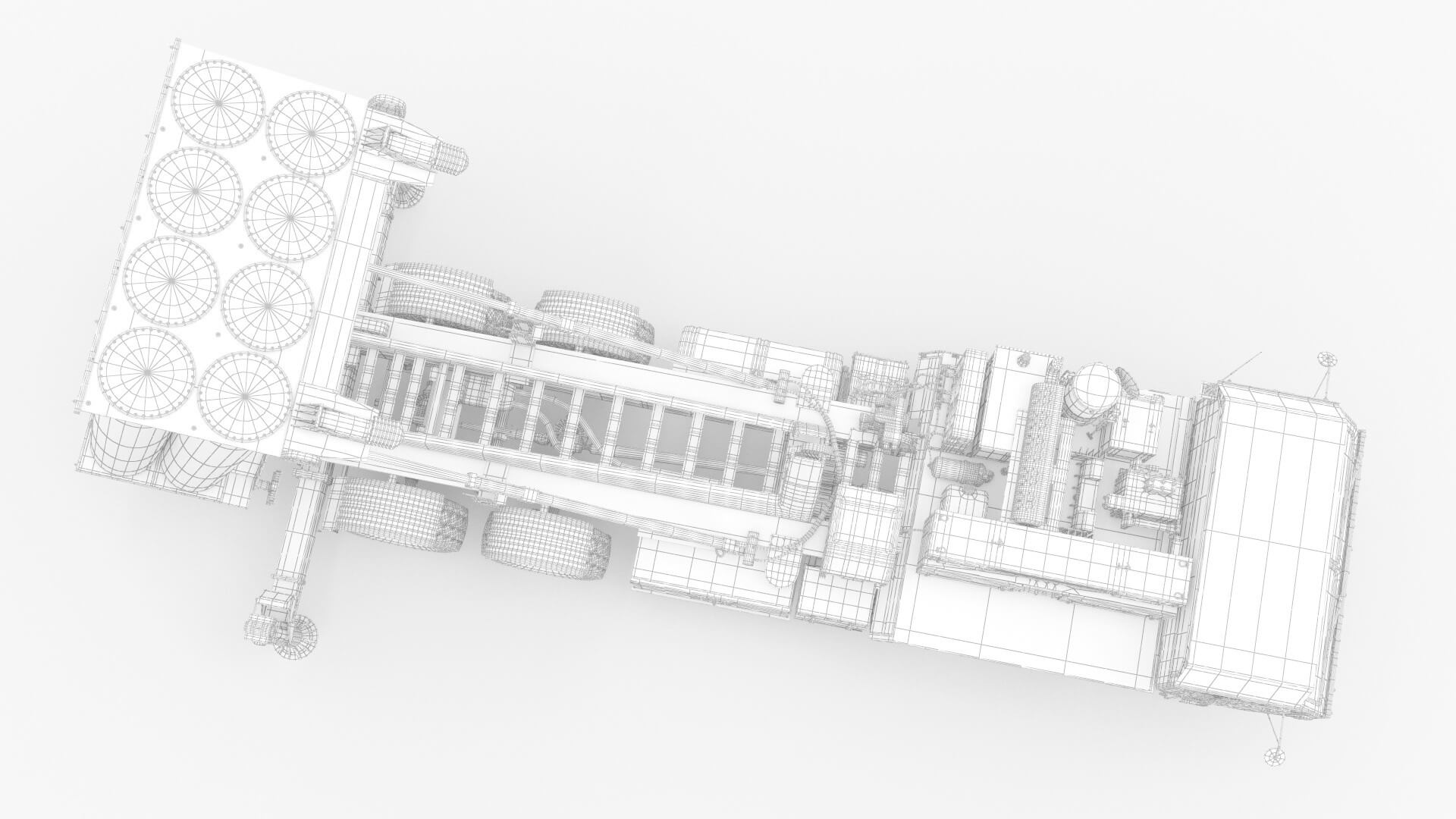 US Mobile Anti Ballistic Missile System Thaad Open Version - 3D Model ...