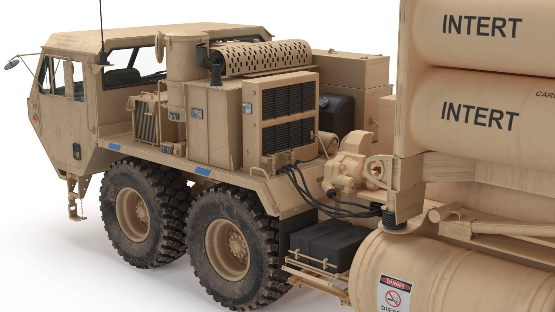 US Mobile Anti-Ballistic Missile System Thaad 3D Model by 3dxin