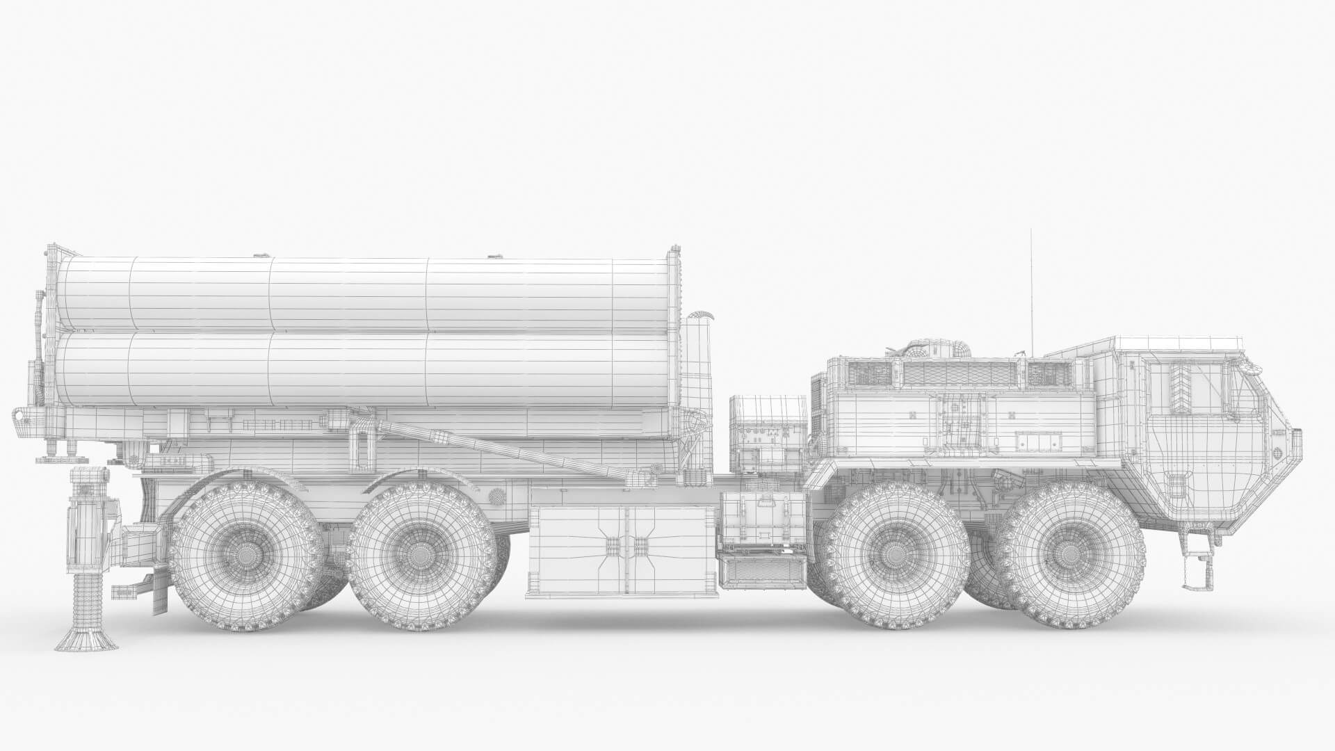 US Mobile Anti-Ballistic Missile System Thaad 3D Model by 3dxin