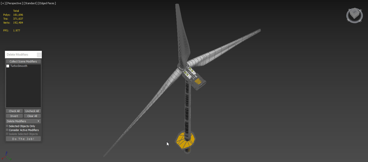 Vestas V164 9 MW Wind Turbine - 3D Model by 3dxin