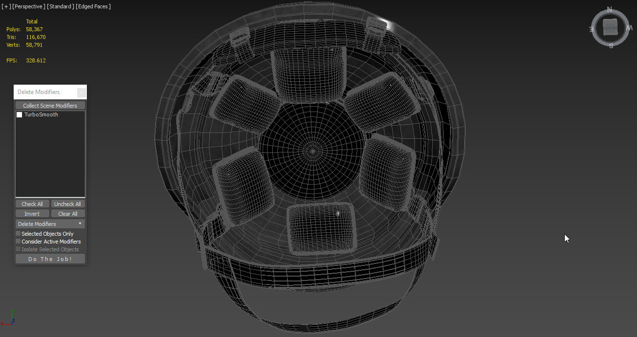 Helmet Pasgt SA-301 3D Model by 3dxin