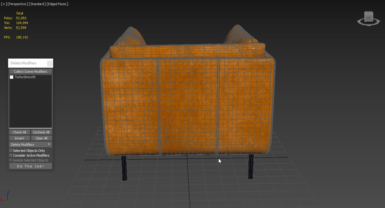 Wells Leather Chair Crate and Barrel - 3D Model by 3dxin