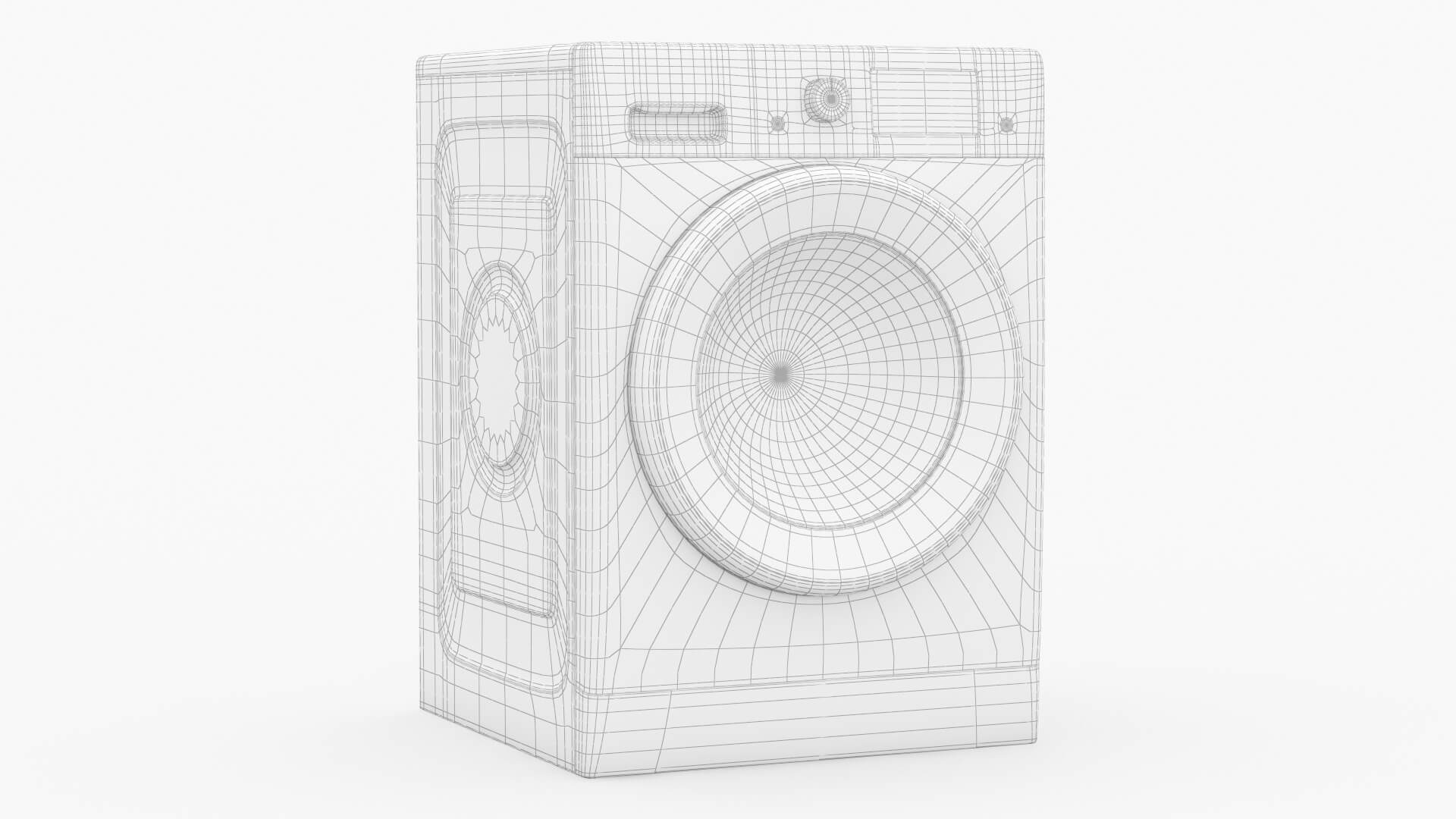Whirlpool Freshcare Front Load Washing Machine Fdlr102 - 3D Model by 3dxin