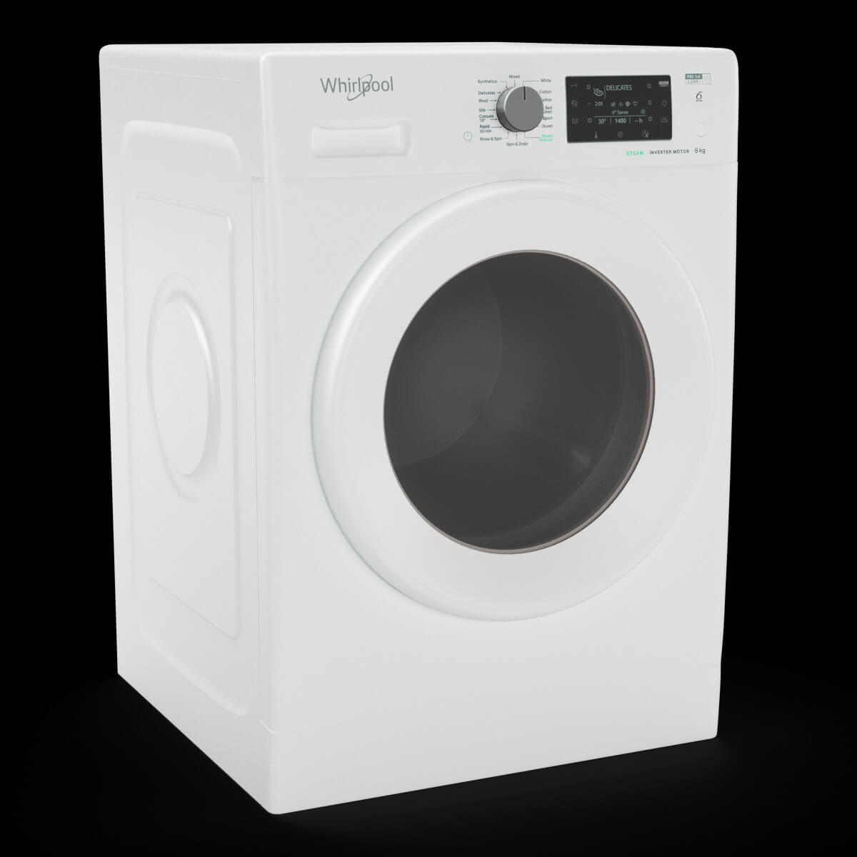 Whirlpool Freshcare Front Load Washing Machine Fdlr102 - 3D Model by 3dxin