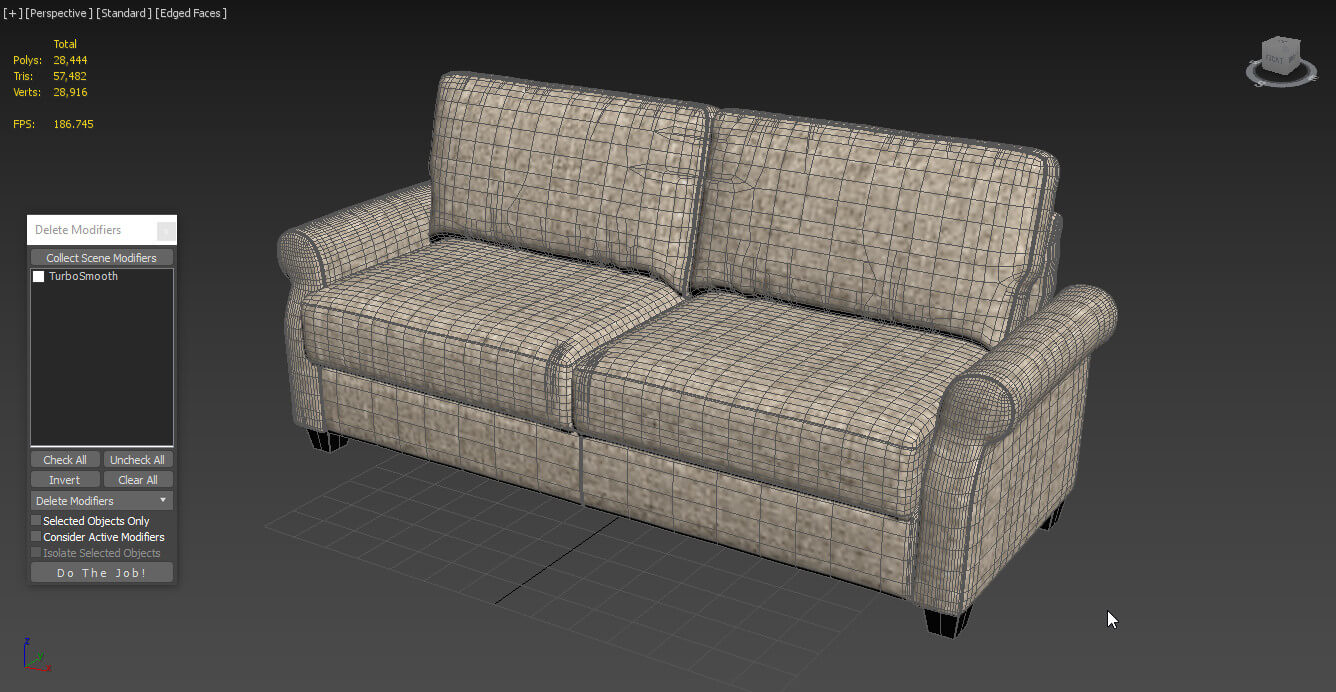 Zinus Josh Sofa Couch - 3D Model by 3dxin
