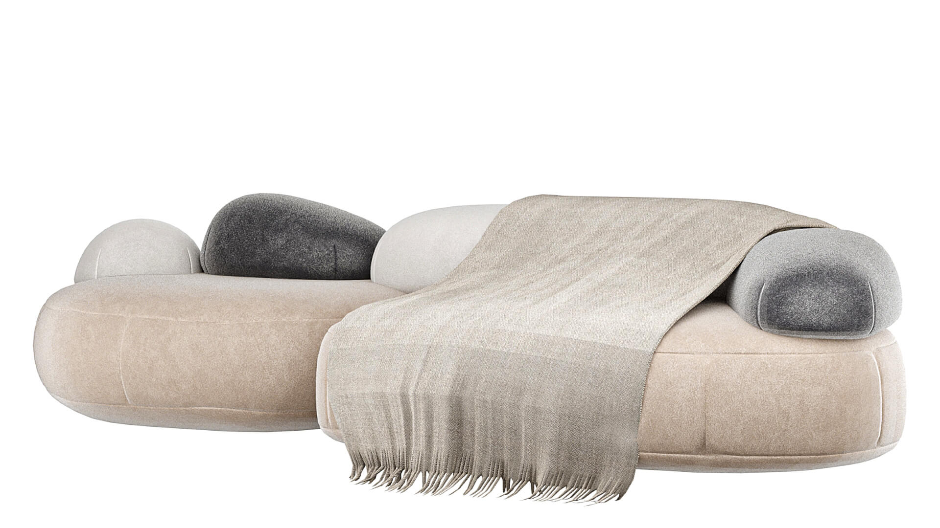 Moroso Pebble Rubble Sofa - 3D Model by 3gmodel