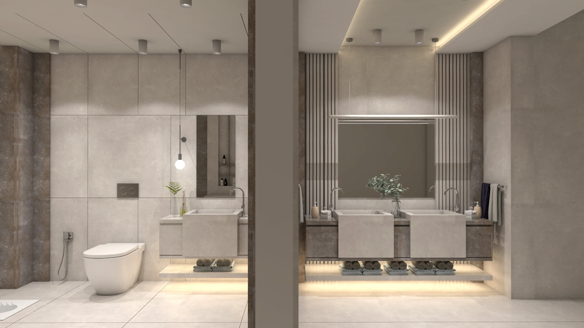 Bathroom No: 100 (Service Design in Style 4Decoration) - 3D Model by ...