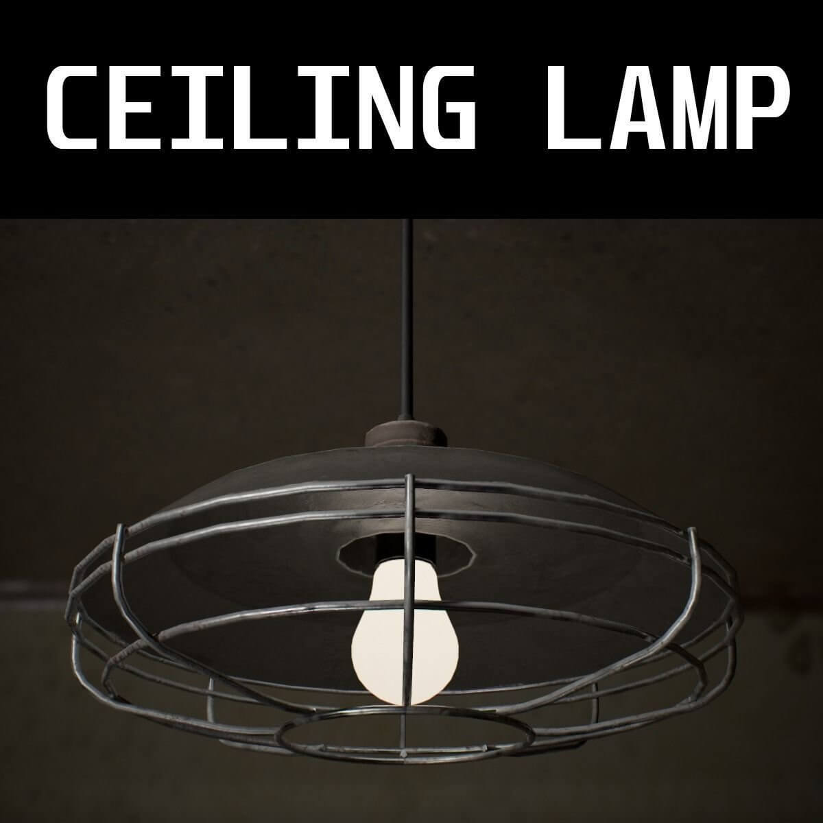Ceiling Lamp - 3D Model by 4iken