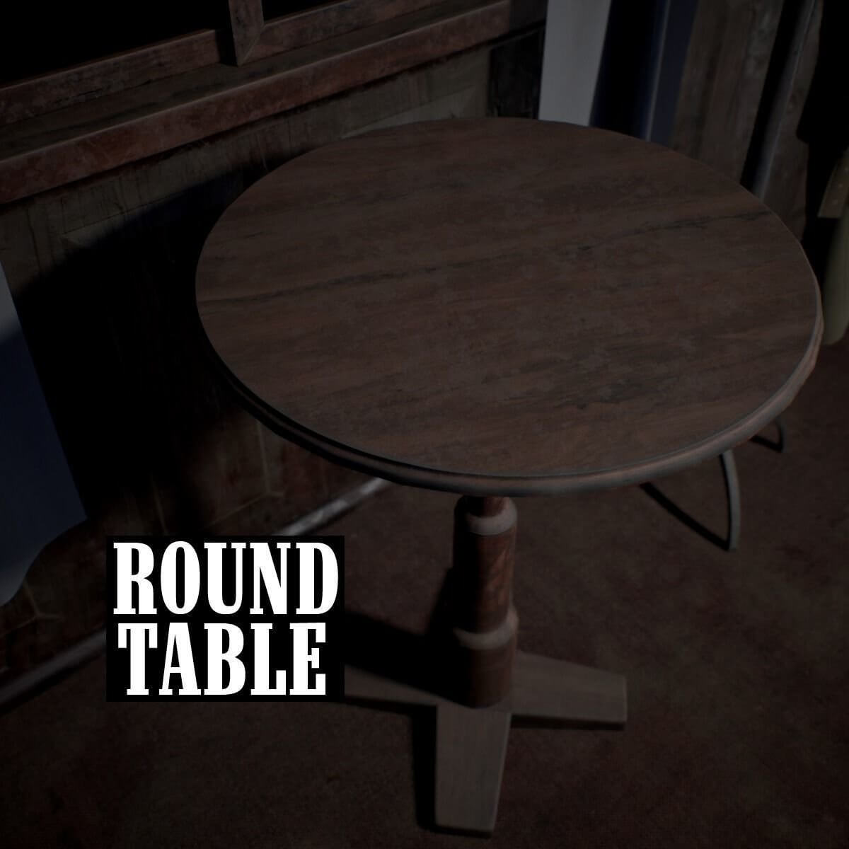 Round Table - 3D Model by 4iken