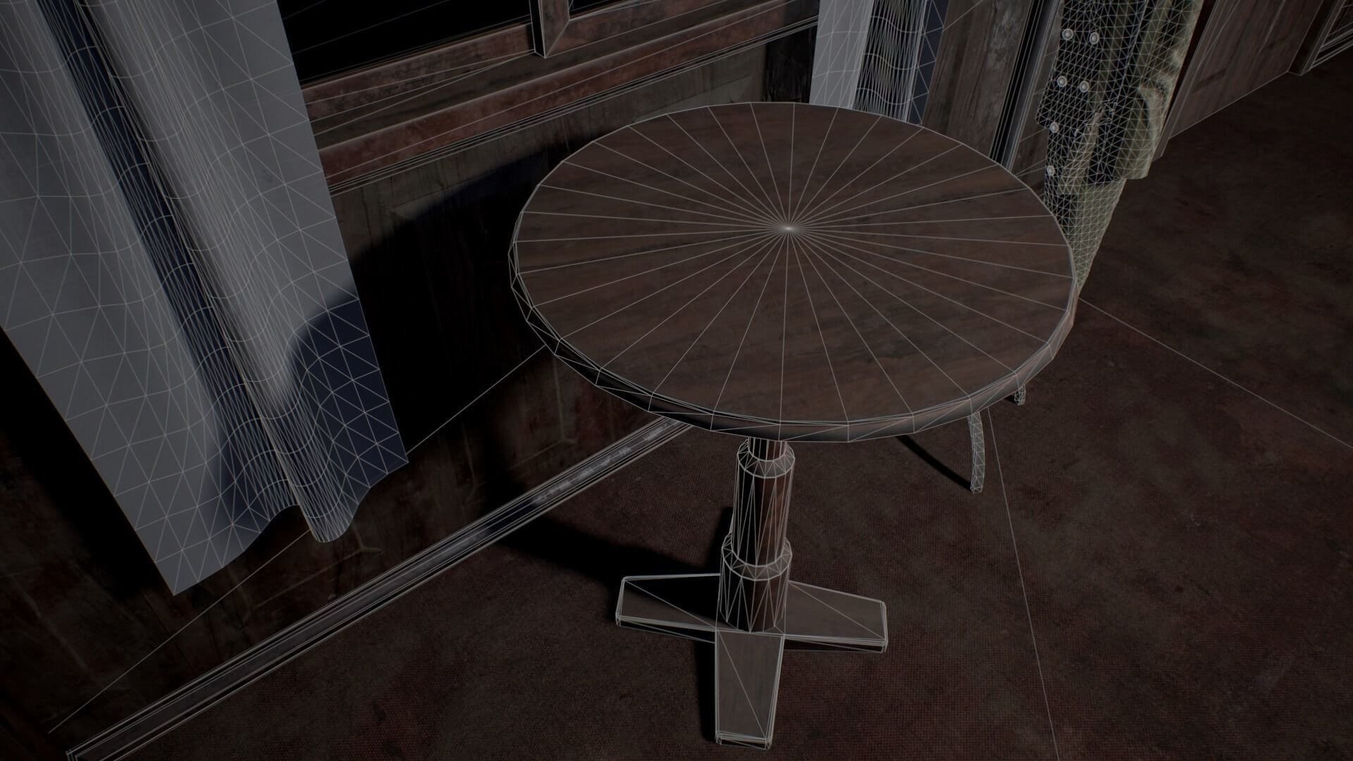 Round Table - 3D Model by 4iken