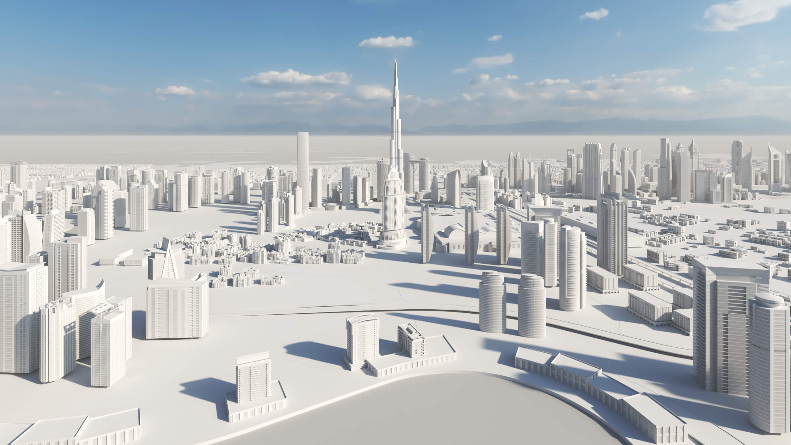 Dubai Business Bay UAE - 3D Model by 4kcitywalktour