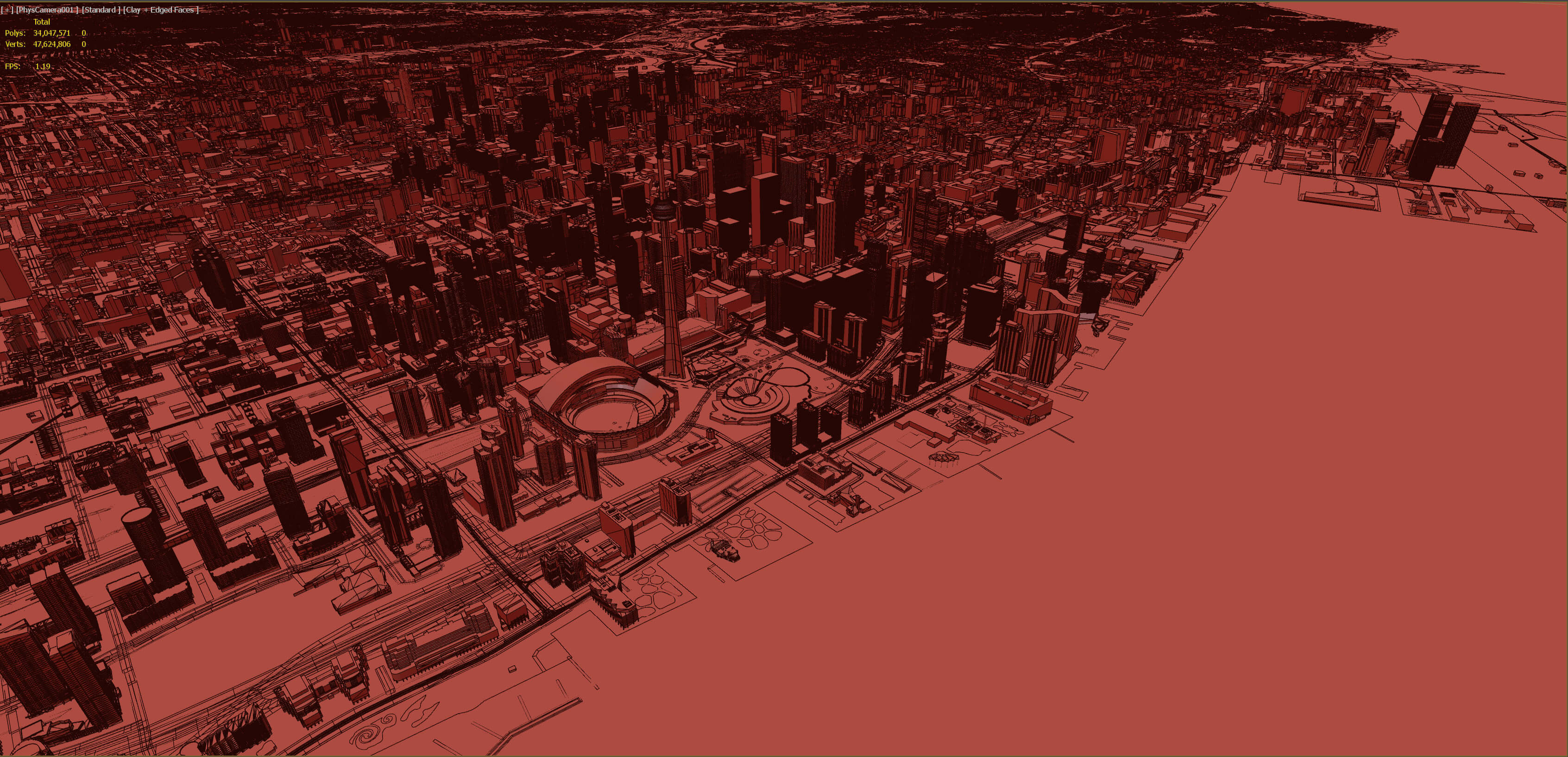 Toronto City, Canada - 3D Model by 4kcitywalktour