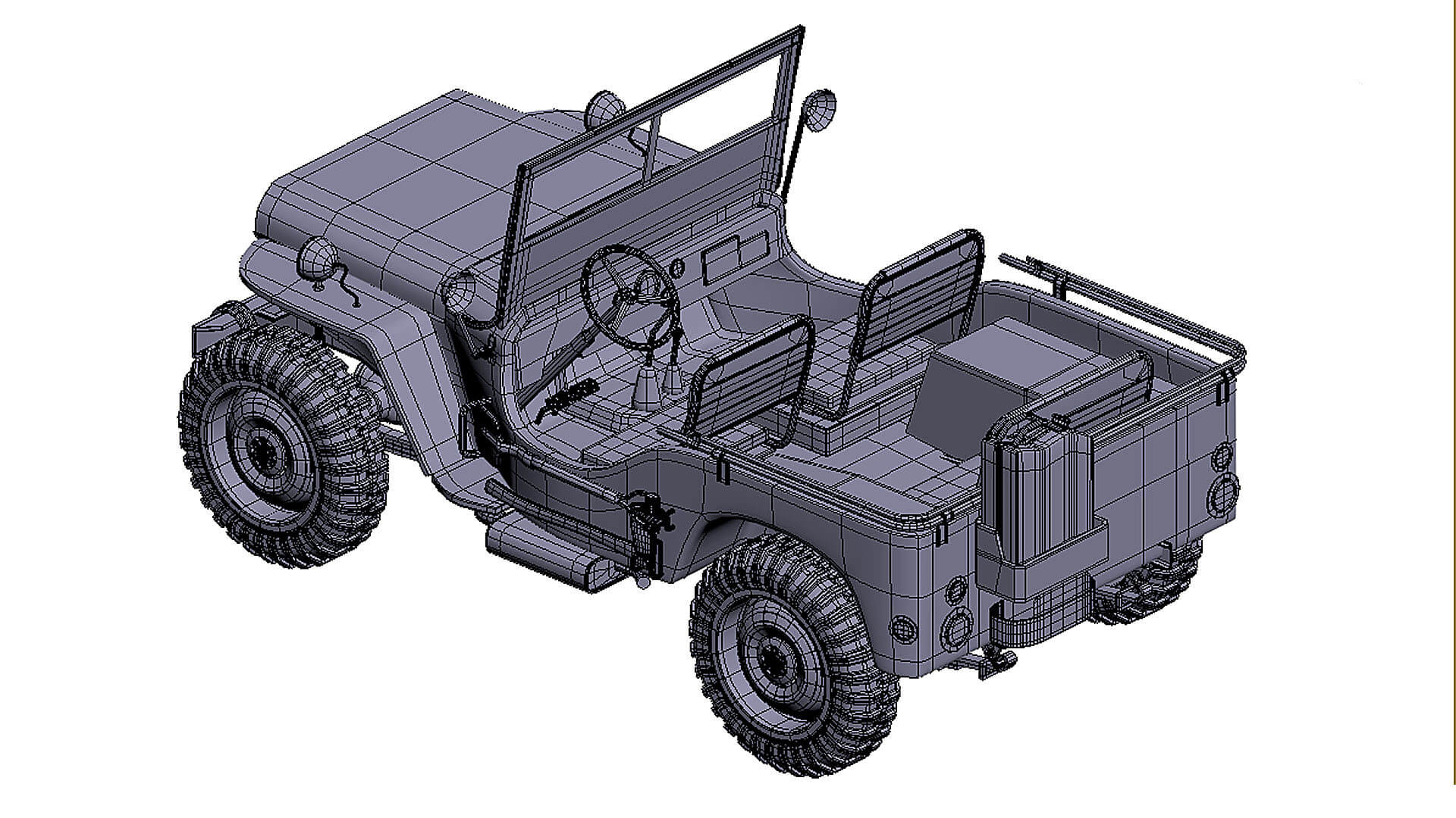 World War Jeep - 3D Model by 512pixel