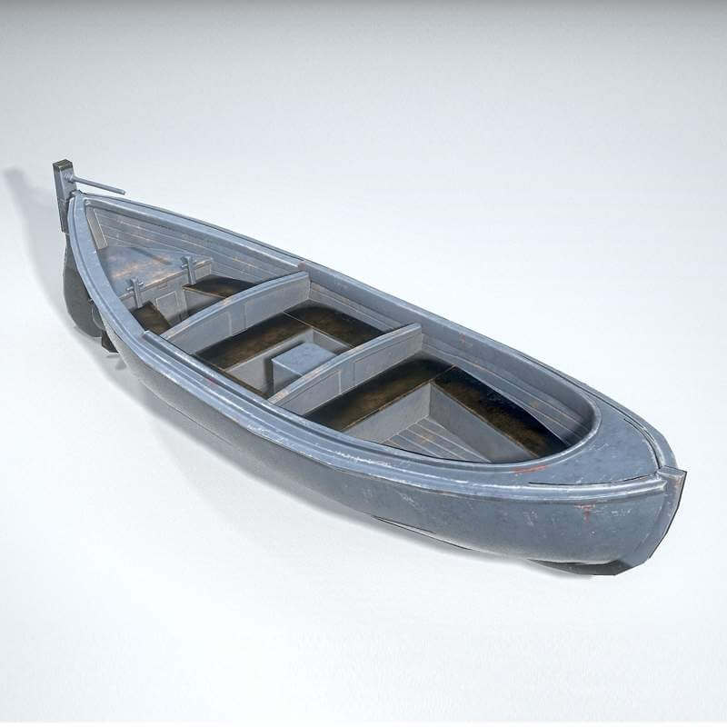 Small Boat - 3D Model by 7718726