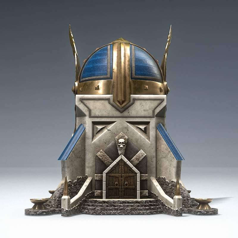 Odin Castle - 3D Model by 7718726