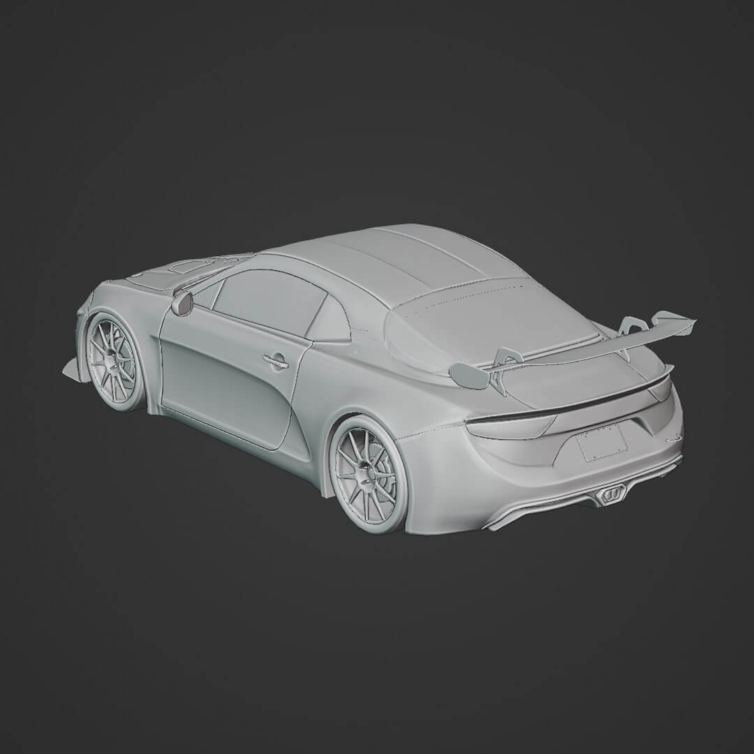 Alpine A110 GT4 2019 - 3D Model by 777angels777