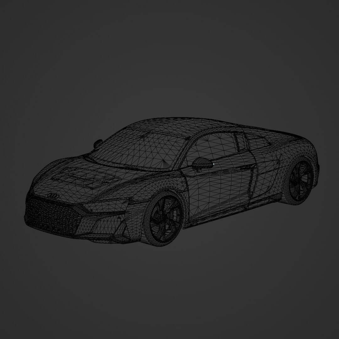 Audi R8 Coupe 2021 - 3D Model by 777angels777